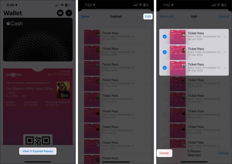 How to remove tickets, passes, and cards from Apple Wallet – iGeeksBlog