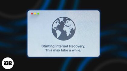 How to Start a Mac in Internet Recovery Mode - iGeeksBlog