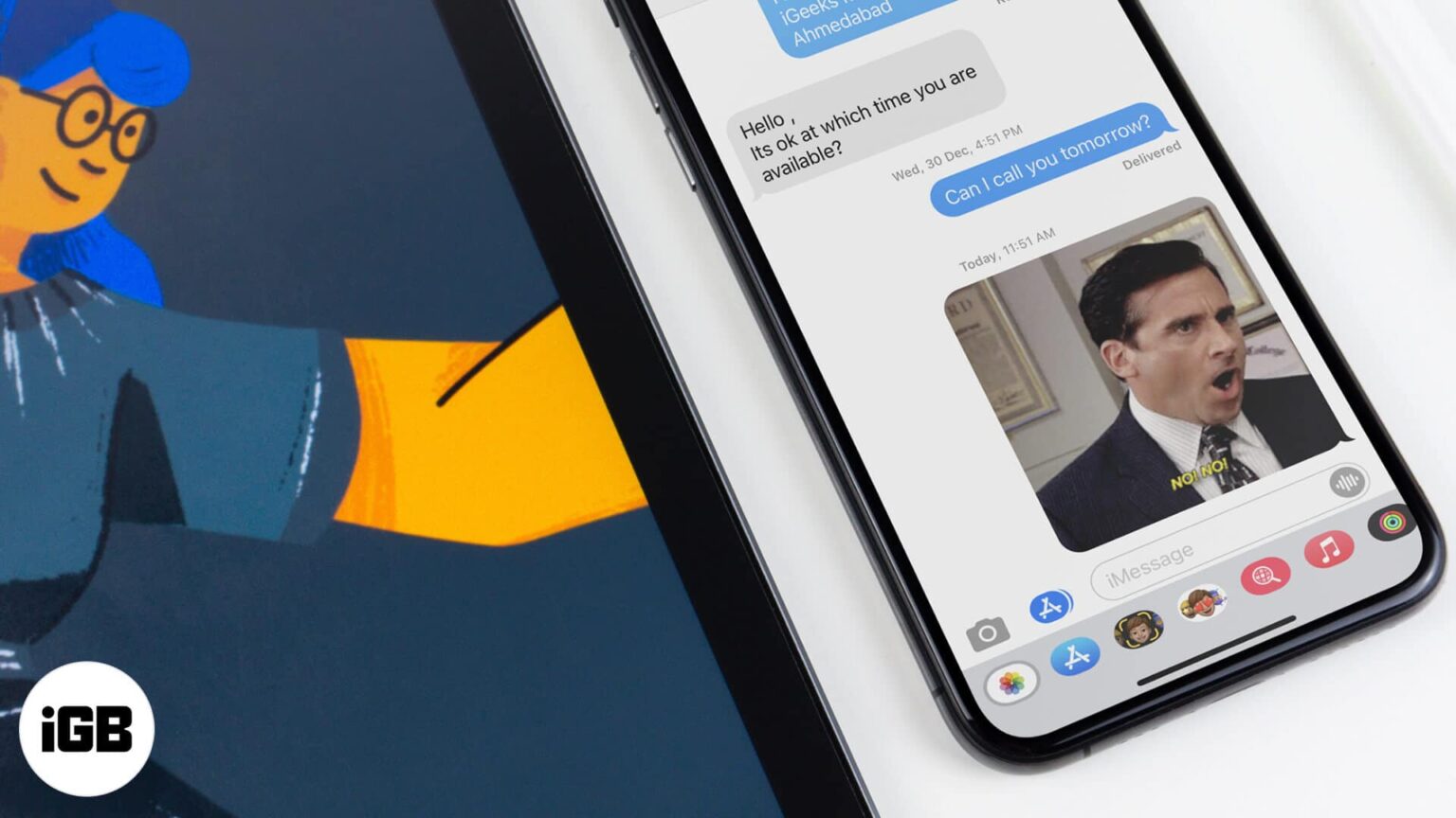 How to send GIFs in iMessage on iPhone and iPad - iGeeksBlog