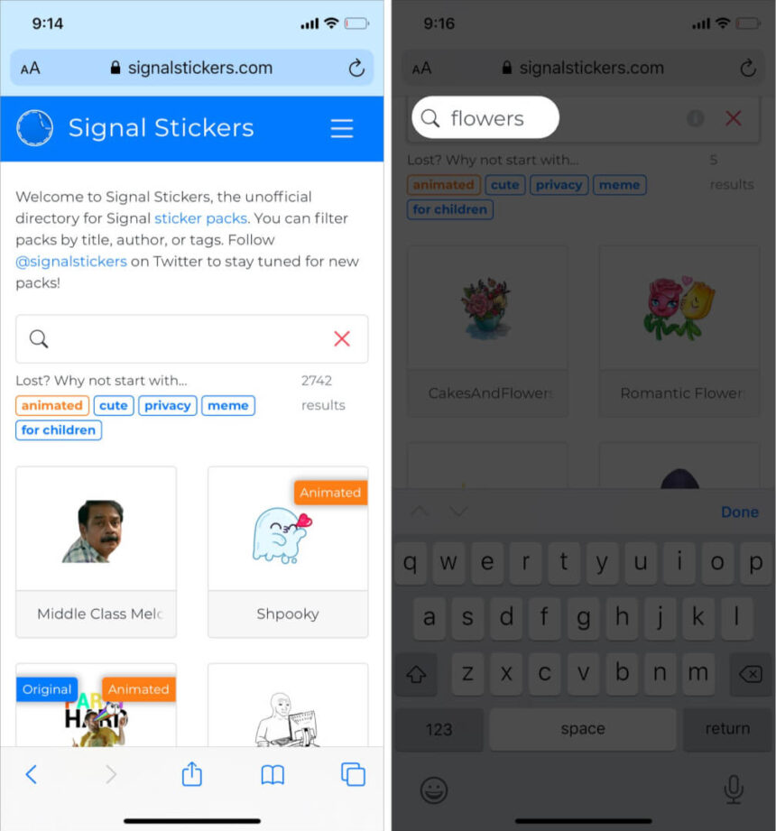 How to use sticker packs in Signal app on iPhone and iPad – iGeeksBlog