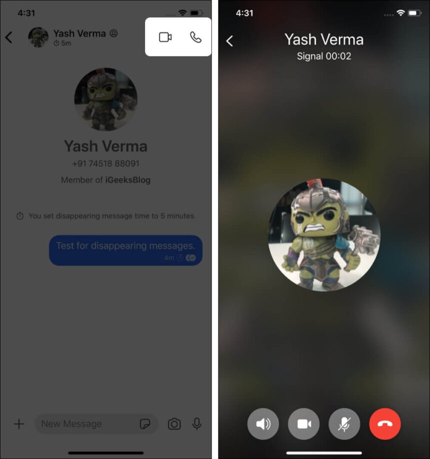 How to use Signal app on iPhone – iGeeksBlog