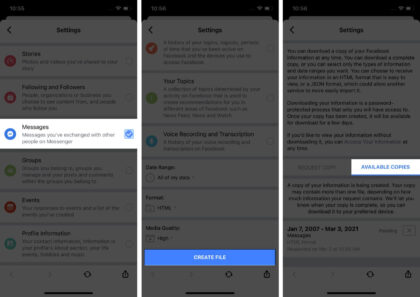 How to find your Facebook Messenger history on iPhone or web – iGeeksBlog
