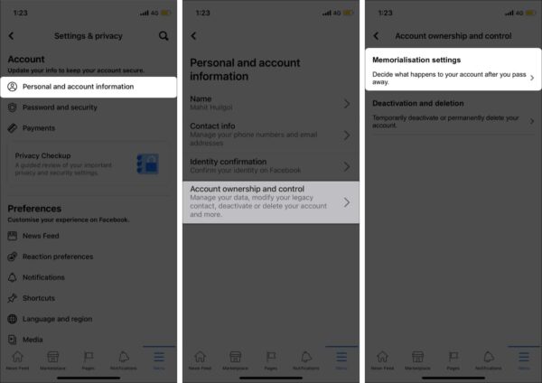 How to memorialize Facebook account on iPhone, iPad, desktop – iGeeksBlog