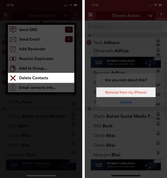 How to delete multiple contacts on iPhone at once (3 ways) – iGeeksBlog