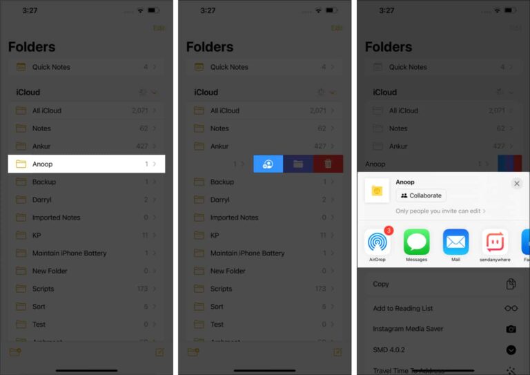How to share Notes app folders on iPhone, iPad, and Mac – iGeeksBlog