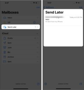 How to schedule emails on iPhone, iPad, and Mac to send later – iGeeksBlog
