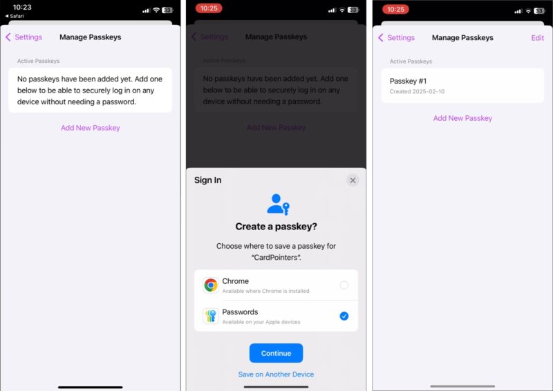 How to set up and use Apple Passkeys