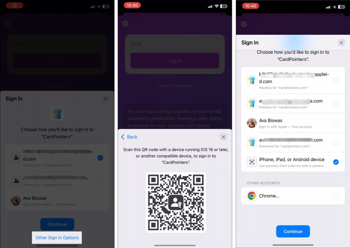 How to set up and use Apple Passkeys