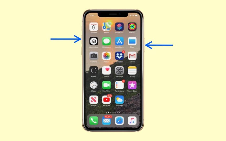 How to Take a Screenshot on iPhone and iPad with Face ID