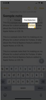 How to find and replace text in Notes app on iPhone – iGeeksBlog