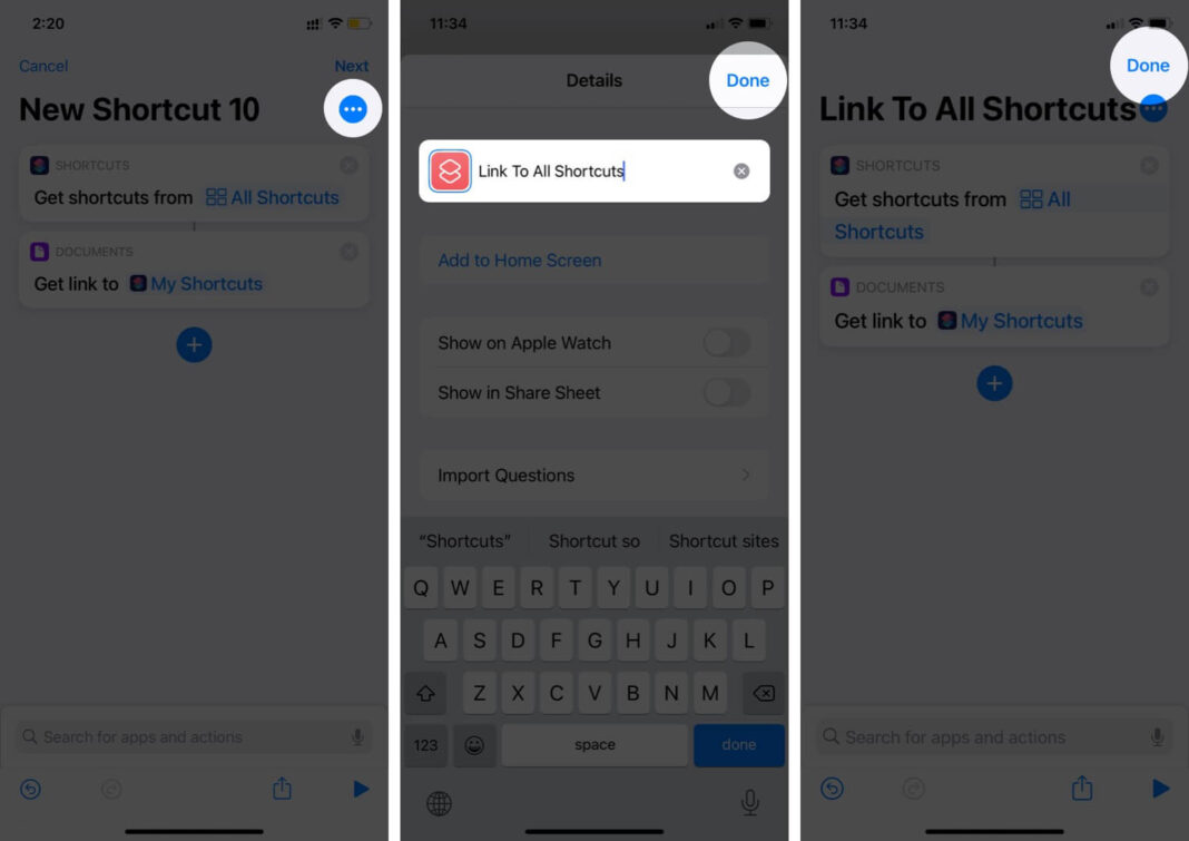 3 Ways to share your shortcuts on iPhone and iPad – iGeeksBlog