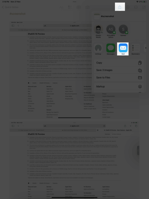 How to use Quick Notes in iPad: A complete guide – iGeeksBlog