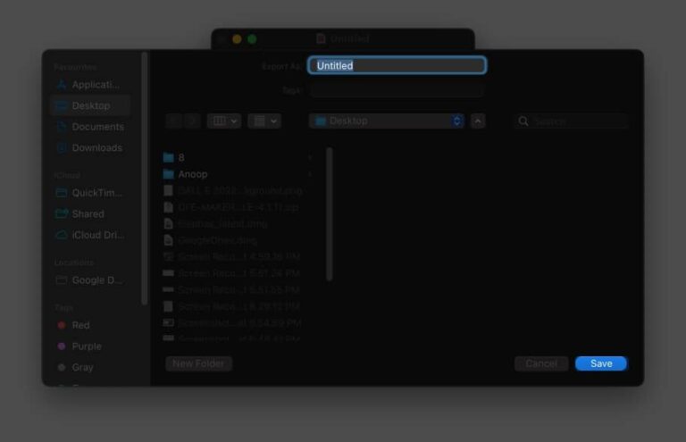 How to use QuickTime Player on Mac ( macOS Ventura ) – iGeeksBlog