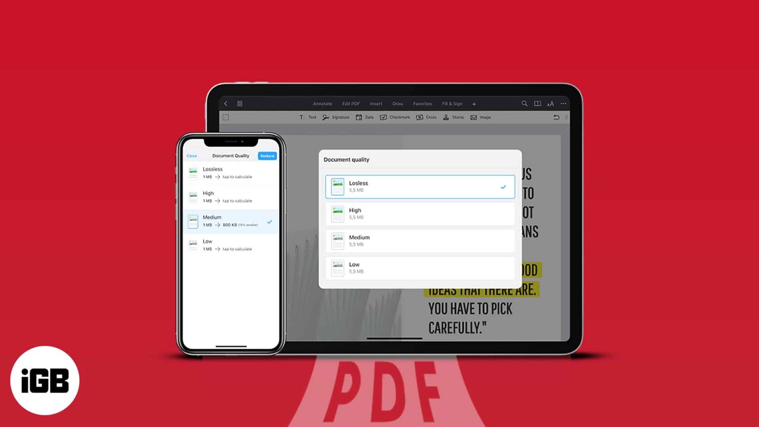 How to compress PDF file size on iPhone and iPad (4 ways explained)