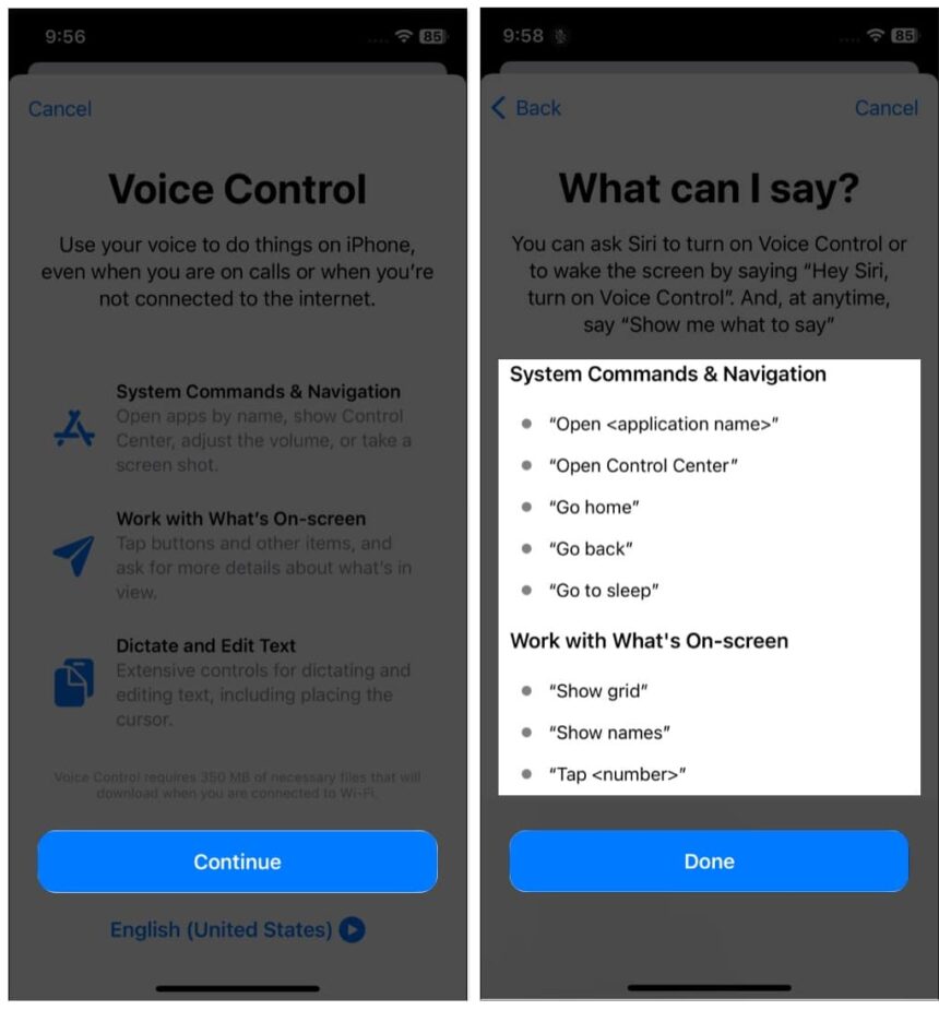 How to use Voice Control on iPhone – iGeeksBlog