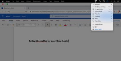 Elephas app: An AI writing assistant for Mac – iGeeksBlog