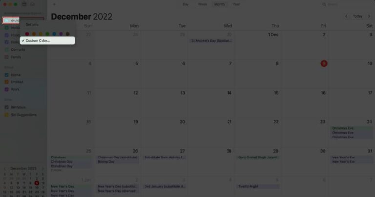 How to change Calendar color on iPhone, iPad, and Mac – iGeeksBlog