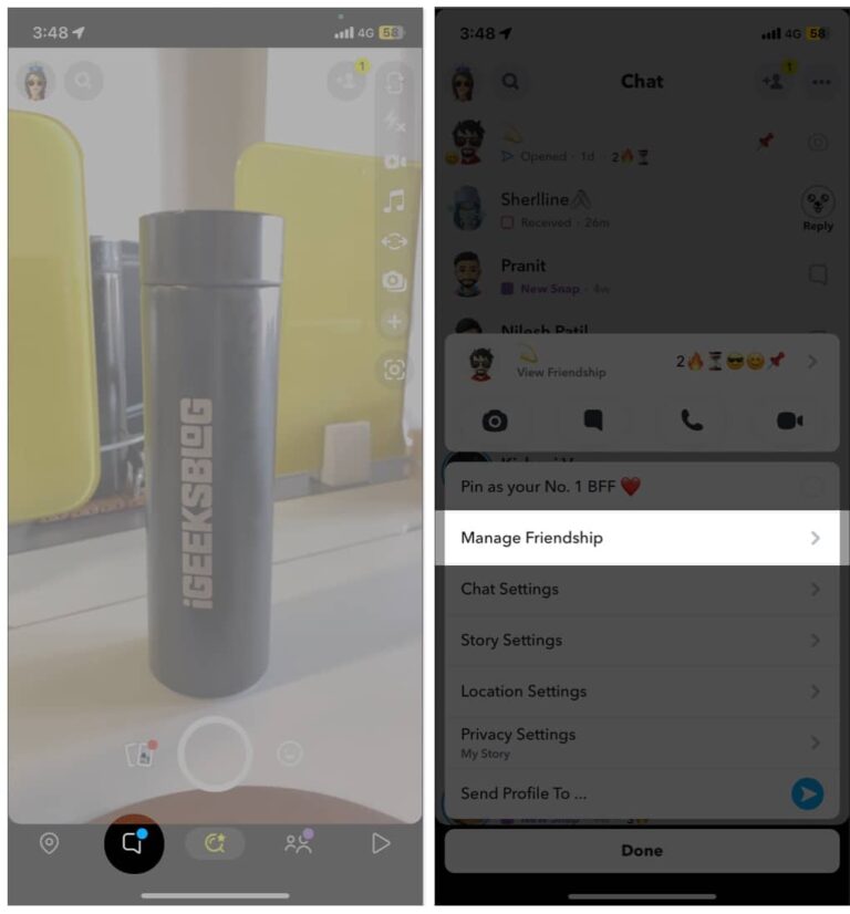 How to use Friendship Profiles in Snapchat on iPhone – iGeeksBlog