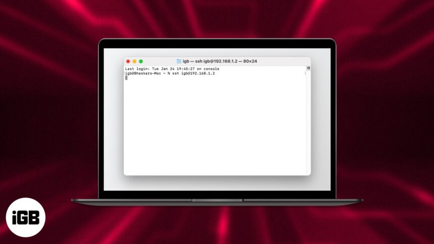 What is SSH and how to use it for secure connection on Mac