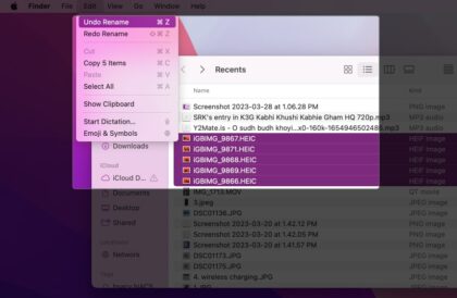 How to batch rename multiple files on Mac – iGeeksBlog