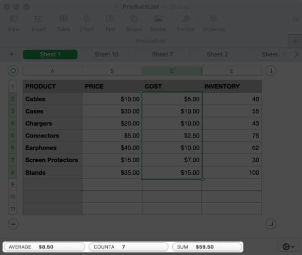 10 Tips to use Apple Numbers on Mac effectively – iGeeksBlog