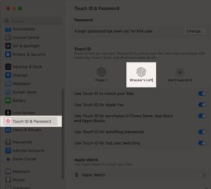 How to use Touch ID on your Mac