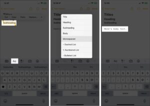How to change font style in Notes app on iPhone, iPad, and Mac – iGeeksBlog