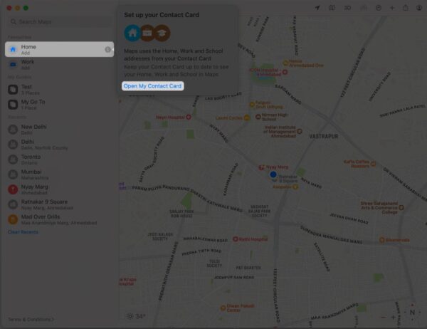 How to add home address in Apple Maps on iPhone, Mac – iGeeksBlog
