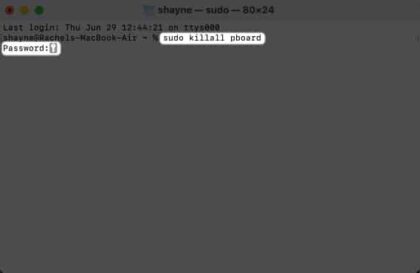 How to fix copy paste not working on Mac