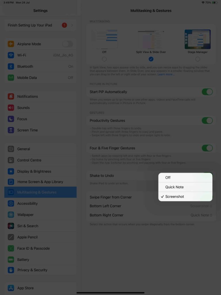 How to take screenshots on your iPad using gestures