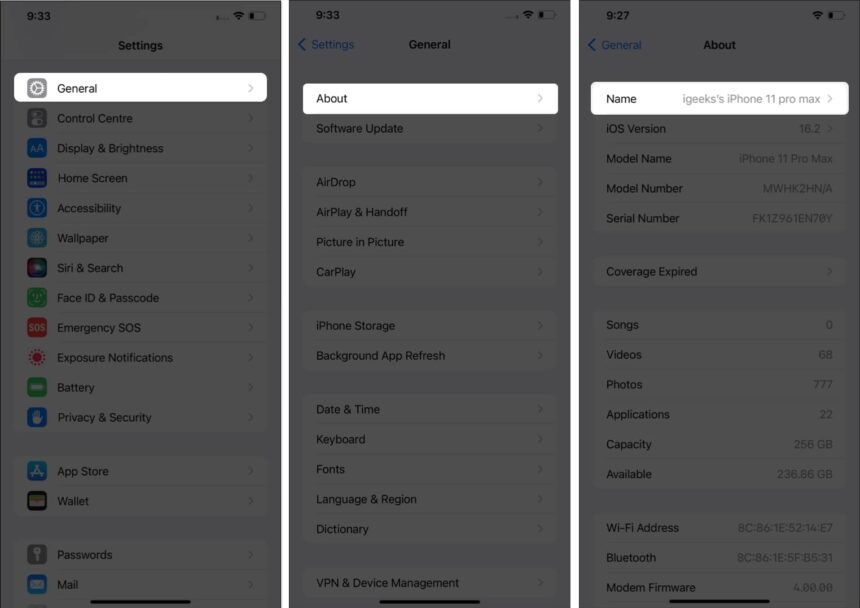 How to change Bluetooth name on iPhone, iPad, and Mac – iGeeksBlog