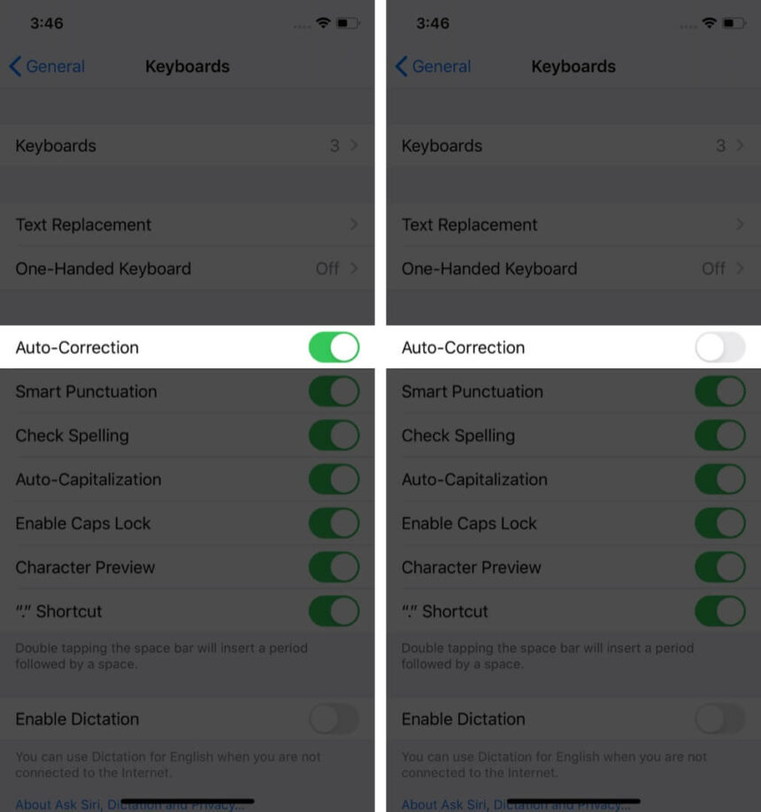 How to turn off autocorrect on iPhone and iPad – iGeeksBlog