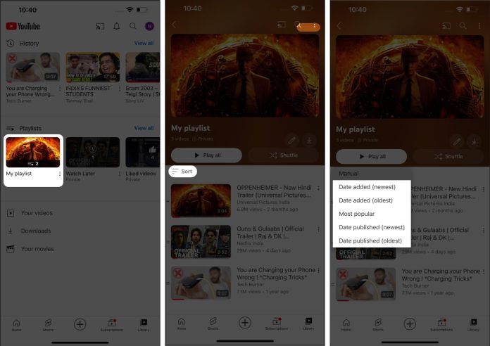 How to create YouTube playlists on iPhone and iPad