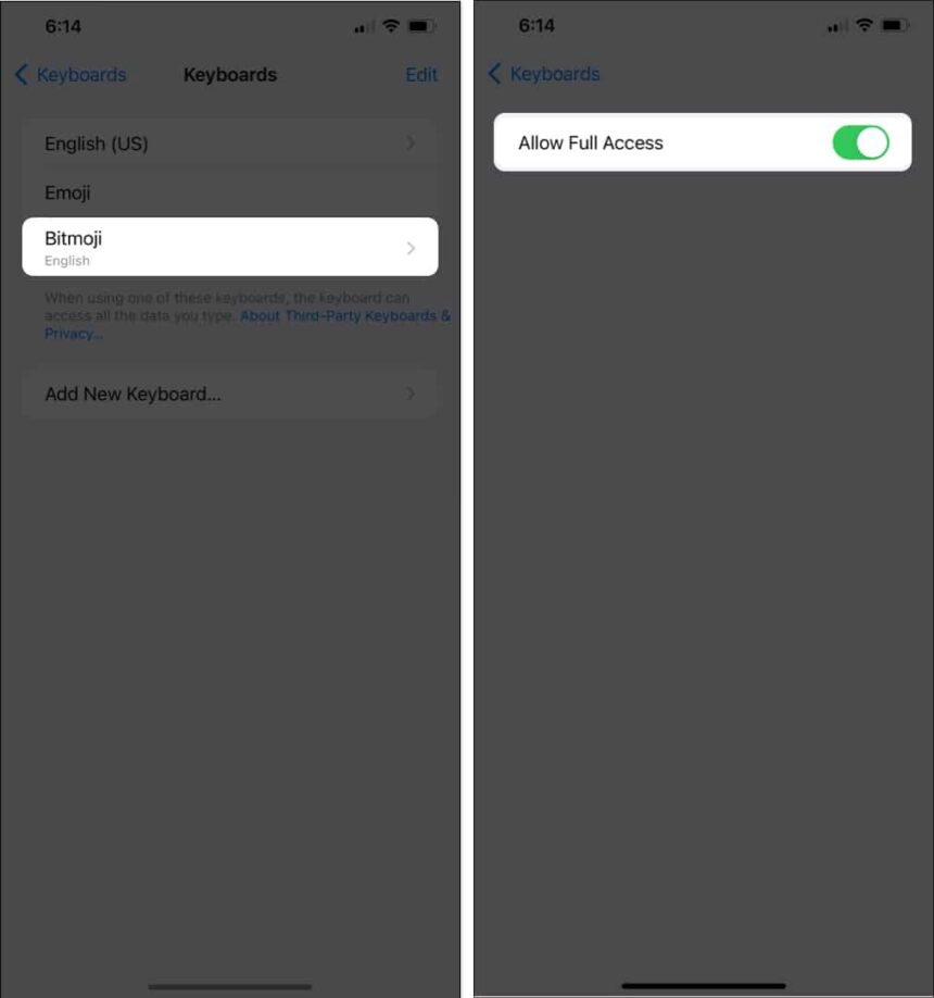 How to add Bitmoji to your iPhone keyboard – iGeeksBlog