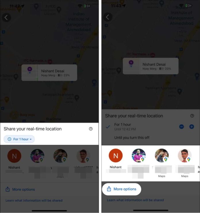 How to share location in Google Maps on iPhone – iGeeksBlog