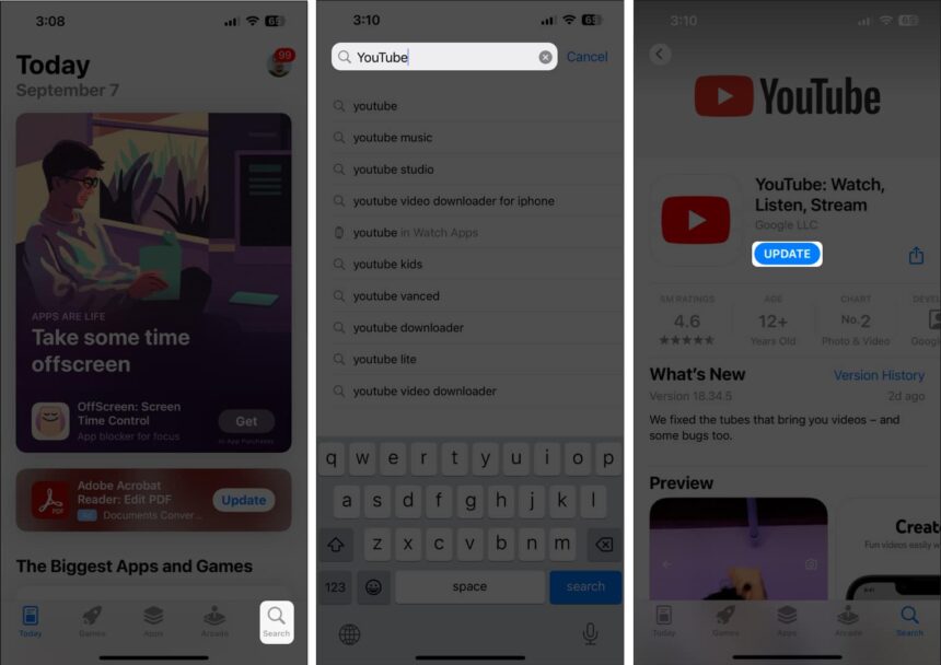 YouTube app keeps crashing on iPhone? 12 fixes explained