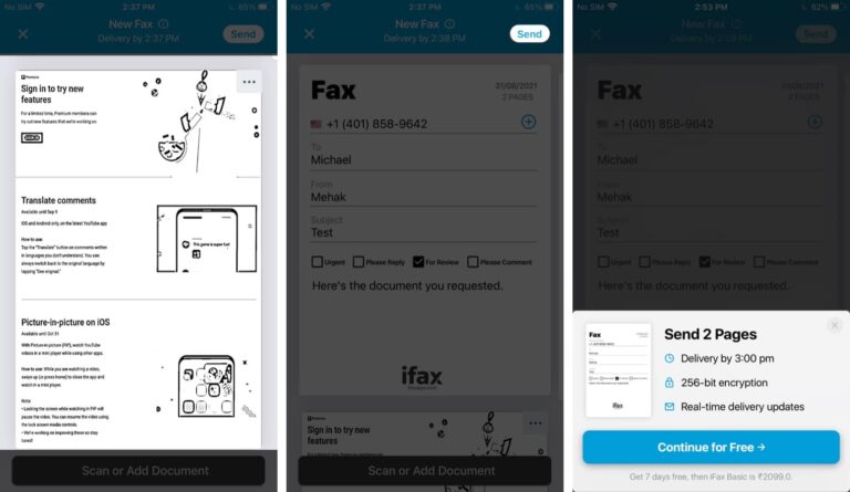How to fax from your iPhone quickly