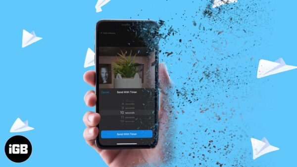 How to send disappearing messages in Telegram on iPhone - iGeeksBlog
