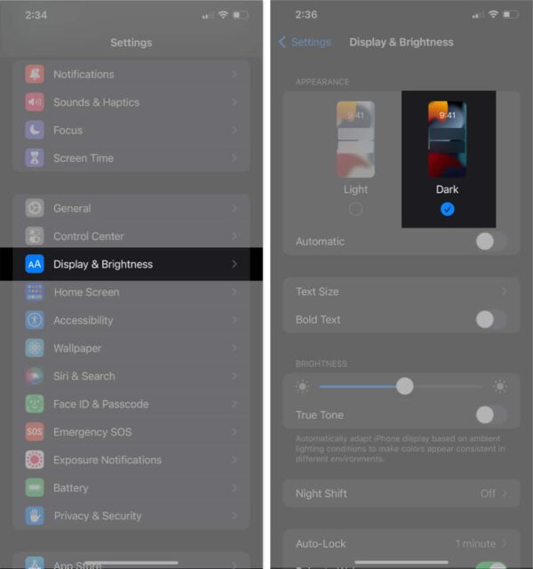 How to turn on Dark Mode on iPhone: A complete guide – iGeeksBlog