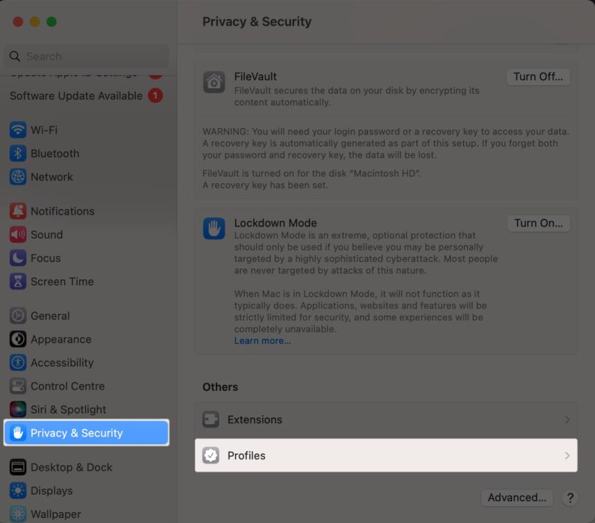 Fix “These settings have been configured by a profile” in macOS ...