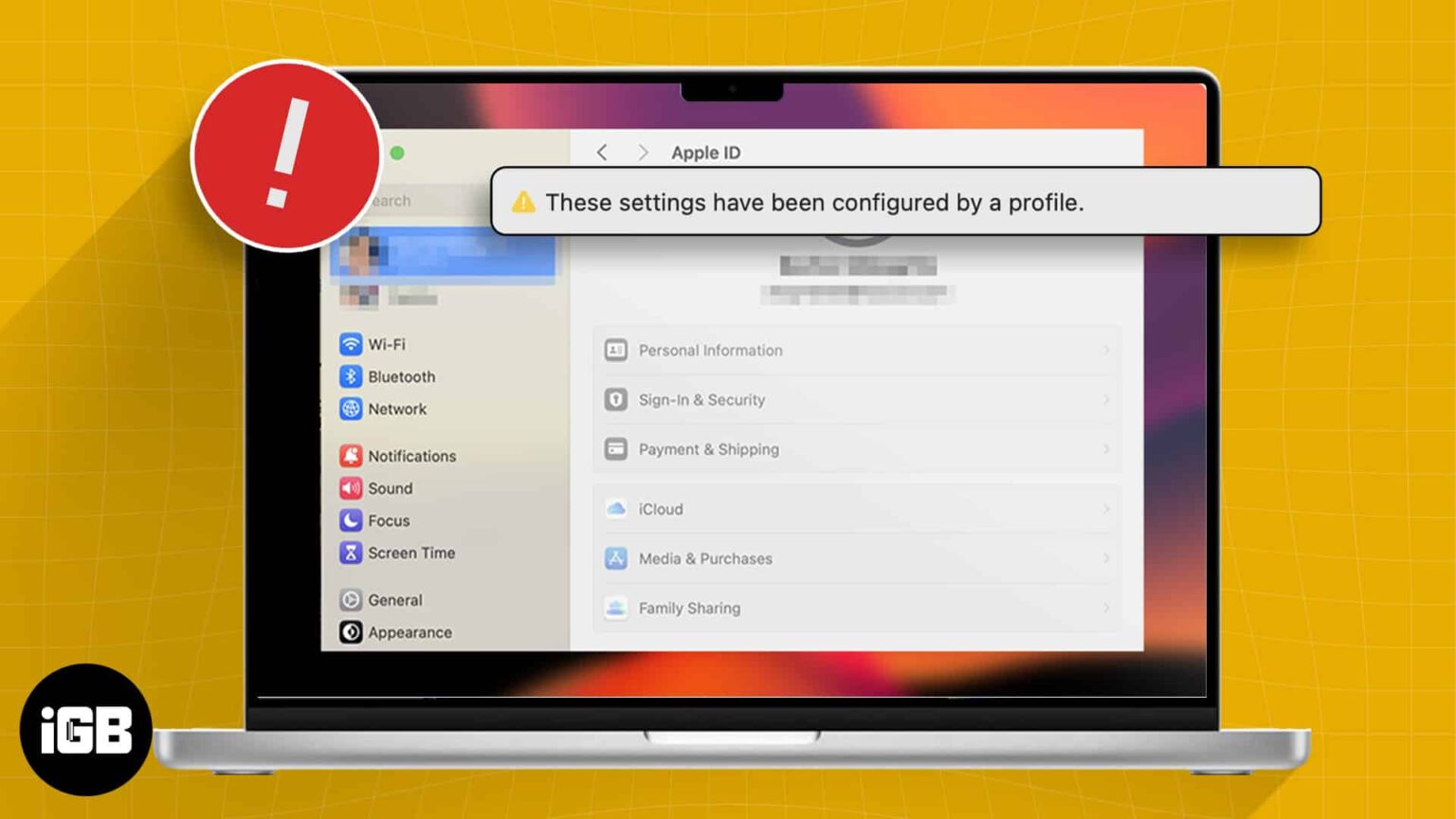 Fix “These settings have been configured by a profile” in macOS - iGeeksBlog