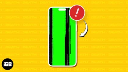 How to fix iPhone green screen of death issue - iGeeksBlog