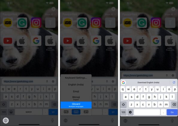 How to add Gboard keyboard app on iPhone and iPad – iGeeksBlog