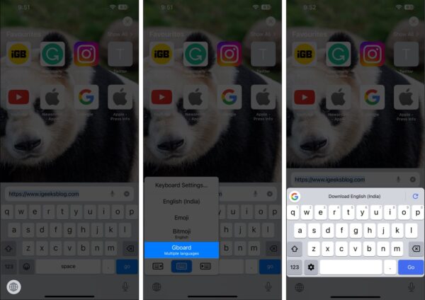 How to add Gboard keyboard app on iPhone and iPad – iGeeksBlog