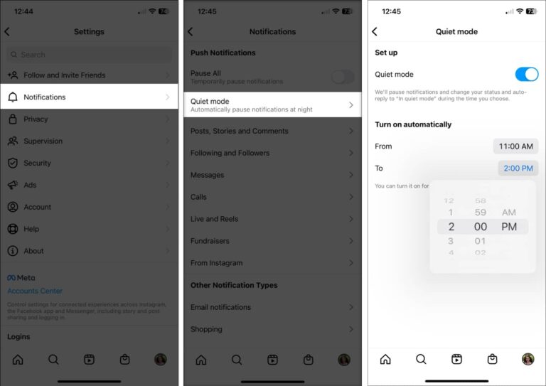 How to turn on or off Quiet Mode in Instagram on iPhone – iGeeksBlog