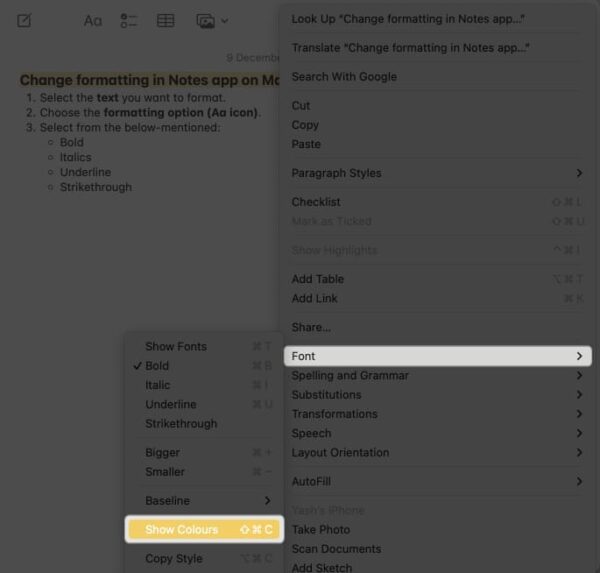 20+ Tips to use Apple Notes app on Mac – iGeeksBlog