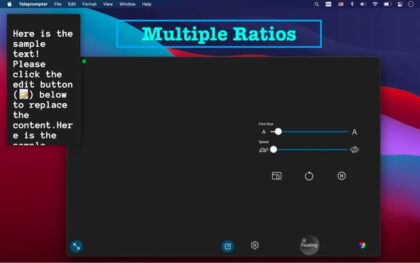 Best teleprompter apps for Mac in 2025 – iGeeksBlog
