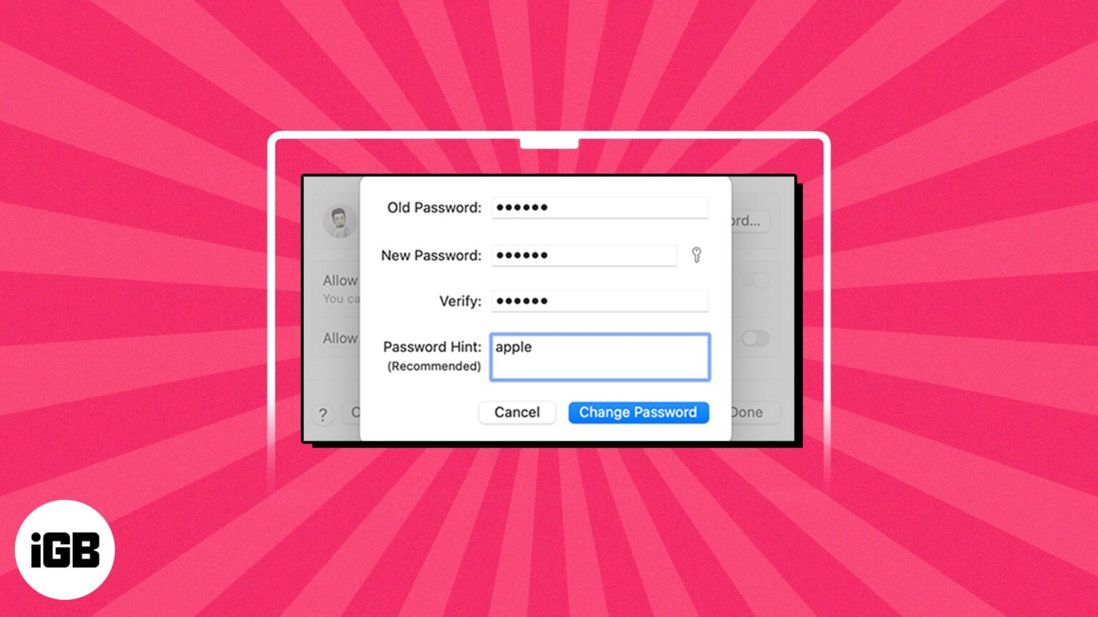 How to change login password on Mac (Quick way to do it!) - iGeeksBlog