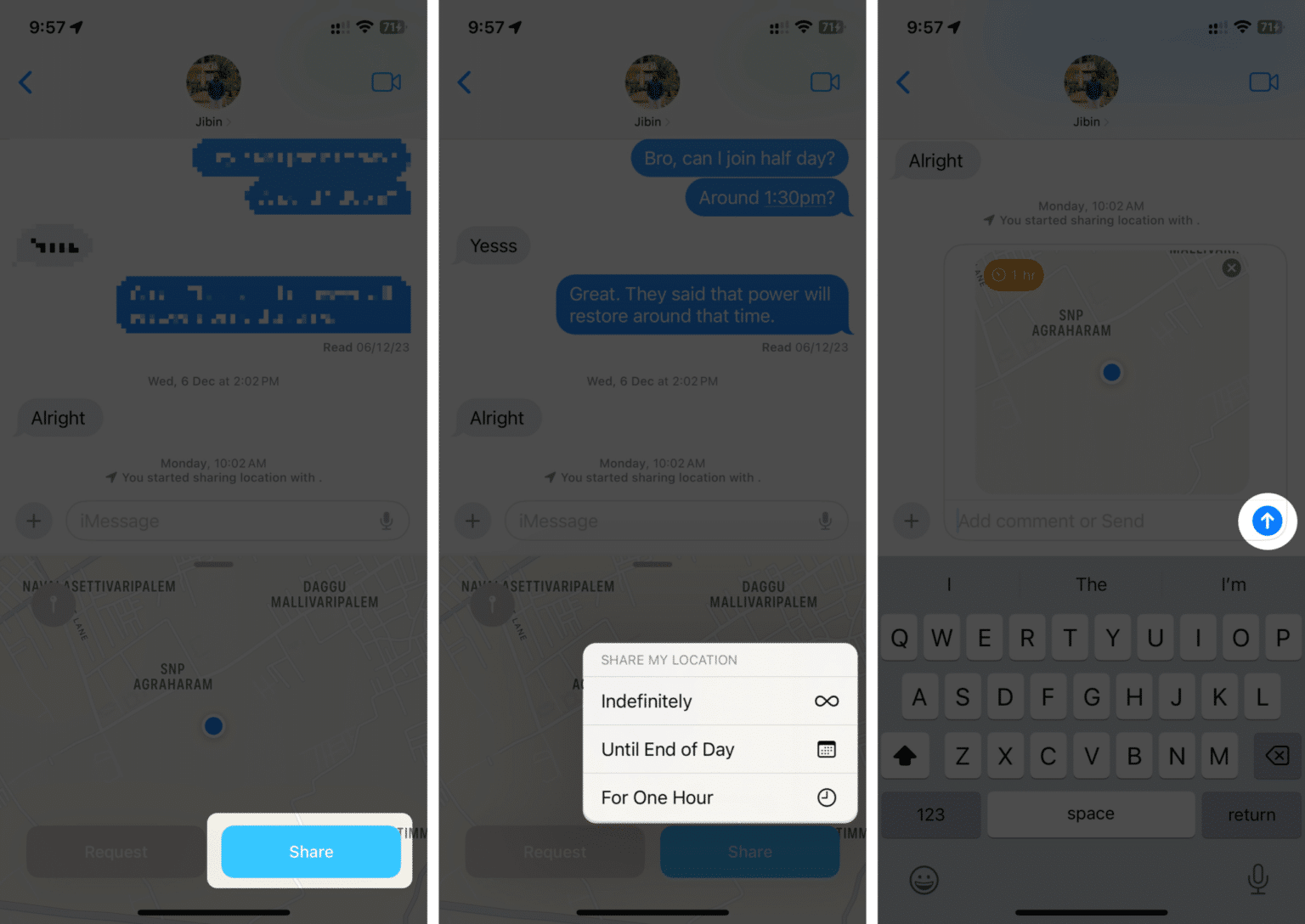 How to share location in iMessage on iPhone, iPad, and Mac – iGeeksBlog