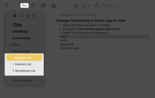 20+ Tips to use Apple Notes app on Mac – iGeeksBlog